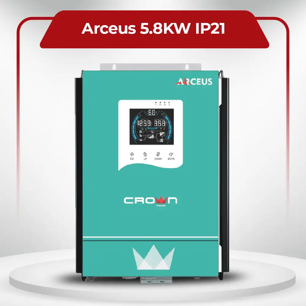 Crown Arceus 5.8KW 48 Volt Wifi Solar Inverter – PowerUp Bangladesh ...